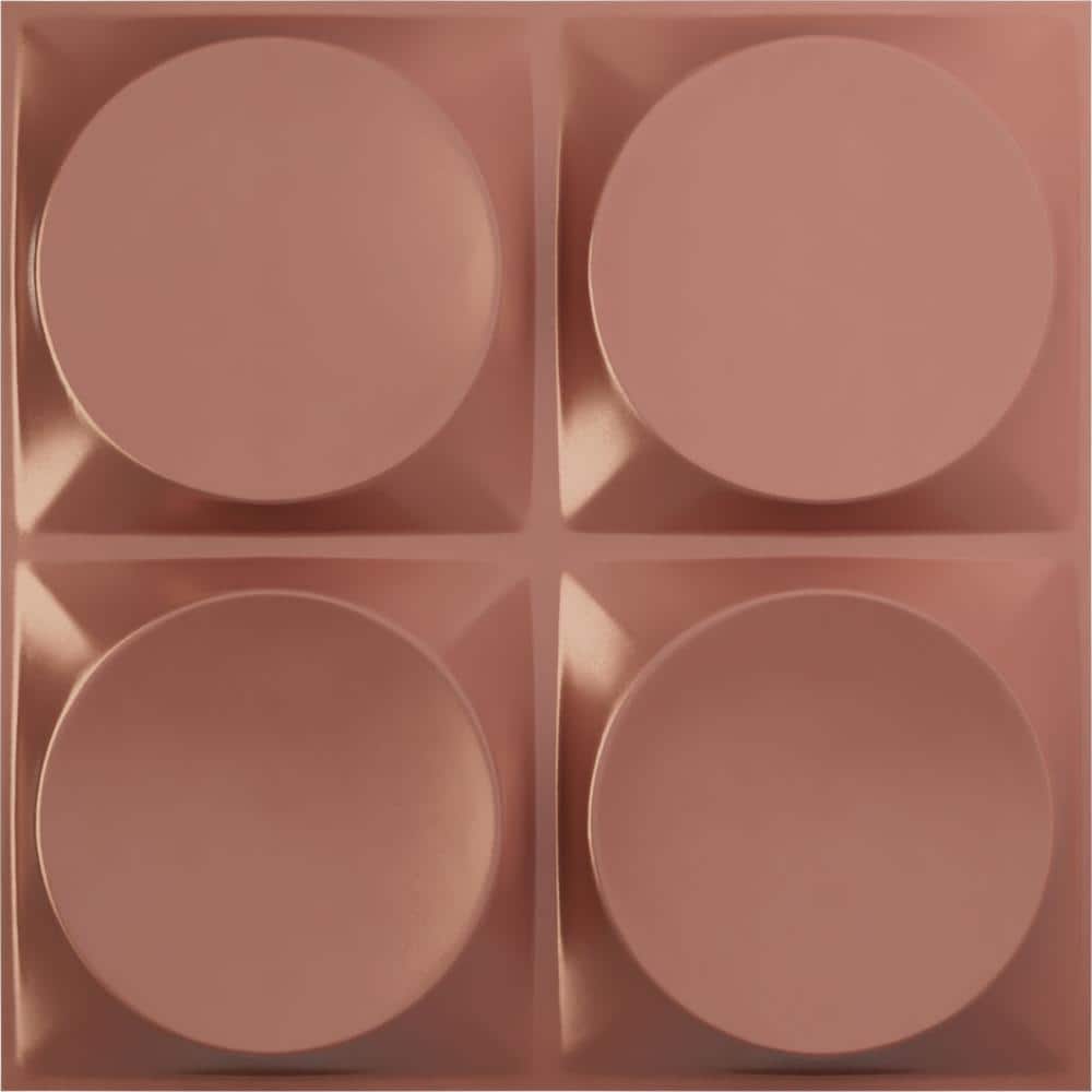 Ekena Millwork Adonis Champagne Pink 1 in. x 1-5/8 ft. x 1-5/8 ft. Pink ...