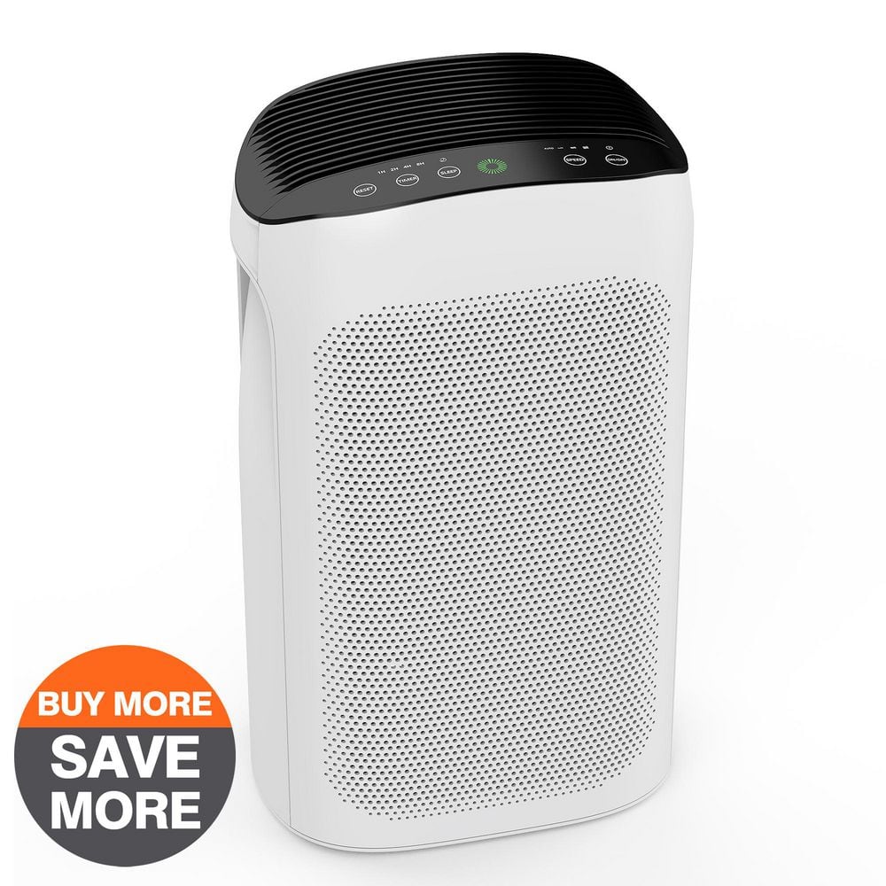 Edendirect 495 sq. ft. 3-Speed HEPA - True Portable Console Air ...