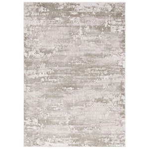 SAFAVIEH Meadow 6 ft. x 9 ft. Beige/Pink Distressed Abstract Area Rug ...