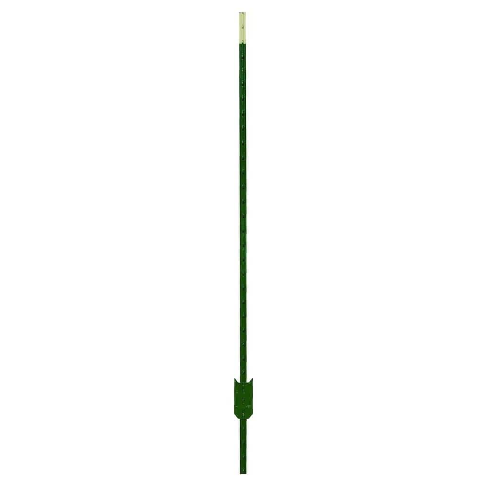 Everbilt 1-3/4 in. x 3-1/2 in. x 6-1/2 ft. Steel T-Post 901178HD1 - The ...