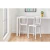 StyleWell Kipling White Metal Counter Stool with Back CM806-24-WHT ...