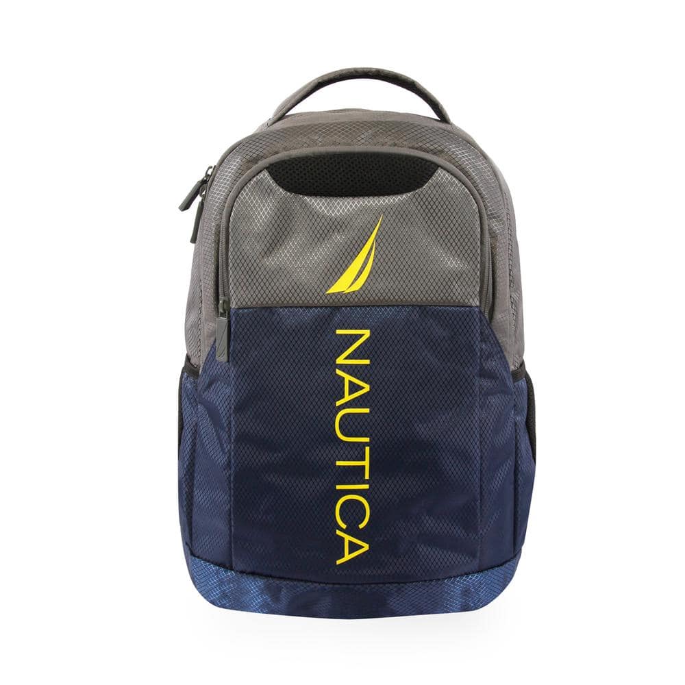 Nautica NT Armada Backpack plus 18 in. plus Grey/Navy plus Backpack ...