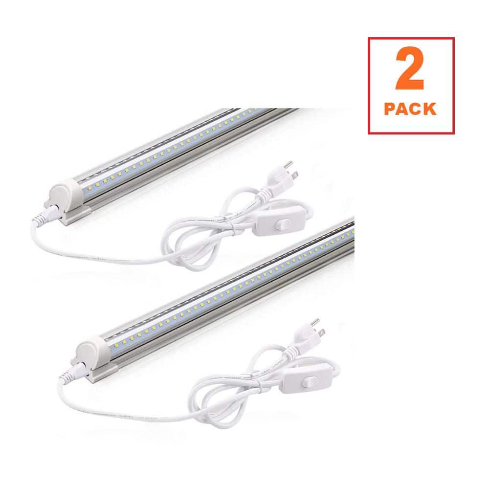 2FT 20-Watt LED Shop Light, T8 Compatible Ceiling and Utility Linkable ...