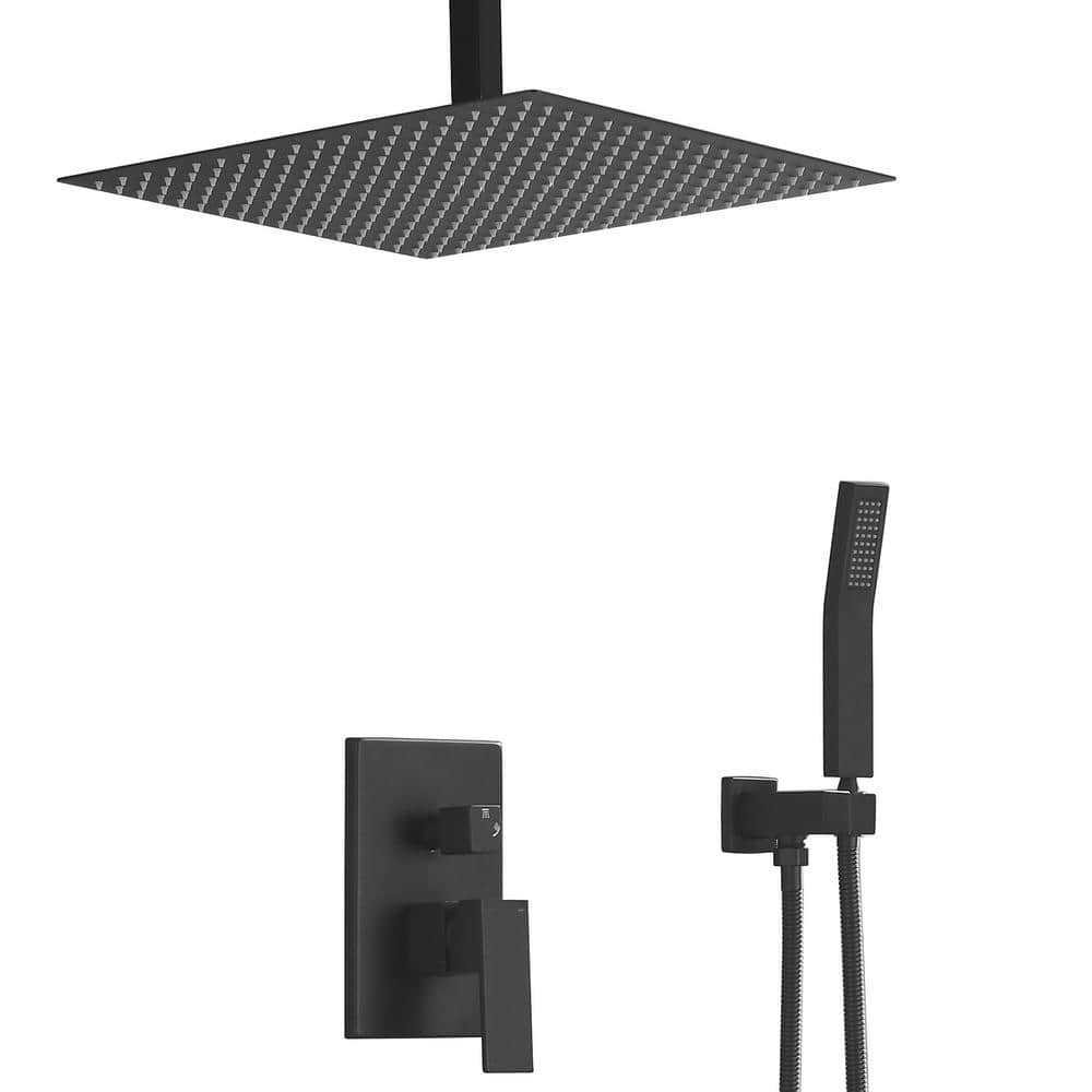 Utopia 4niture Nile Single-Handle 2-Spray 16 in. Square Shower Head ...