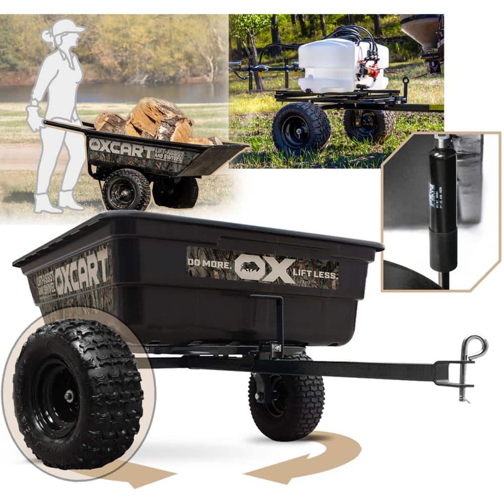 OXCART ATV-Grade Pursuit Ambush 15 cu. ft. to 17 cu ft. Lift-Assist and ...