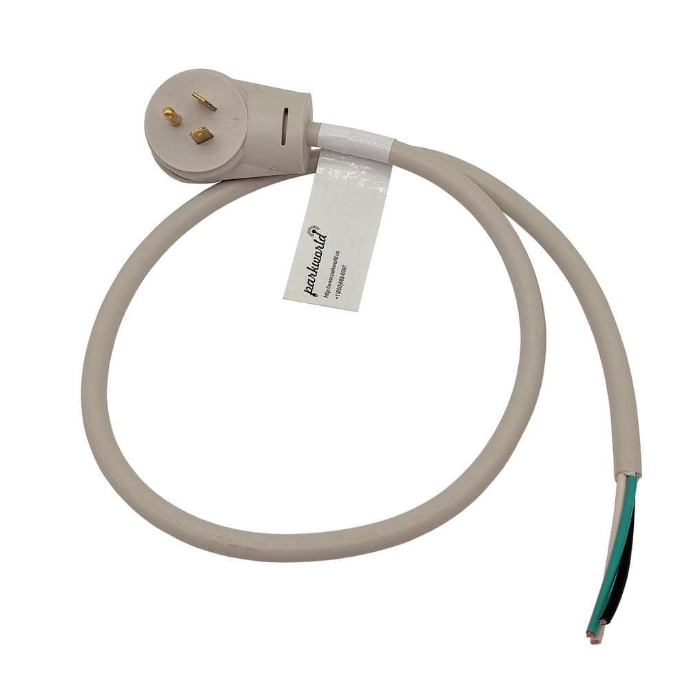 parkworld 3 ft. 12/3 3-Wire 20 Amp 277-Volt 3-Prong Plug NEMA 7-20P to ...