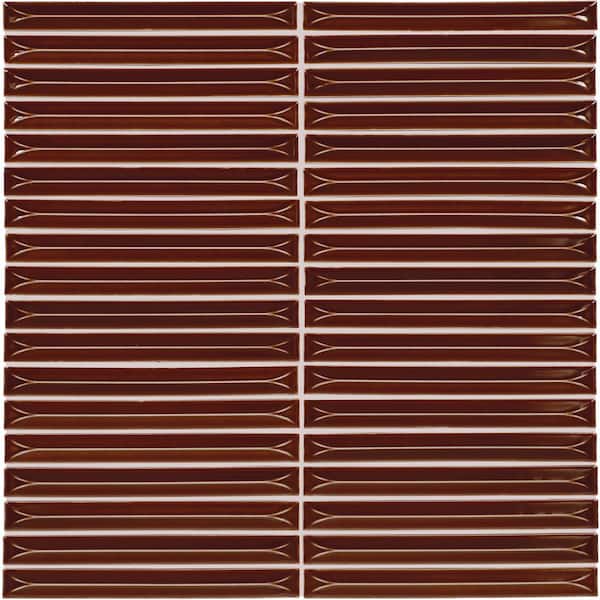 Daltile Artefino Vintage Saffron 12 in. x 12 in. Glossy Porcelain ...