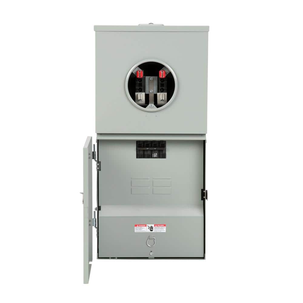 Siemens 200 Amp 4-Space 8-Circuit Meter Combo Load Center MC0408B1200T ...