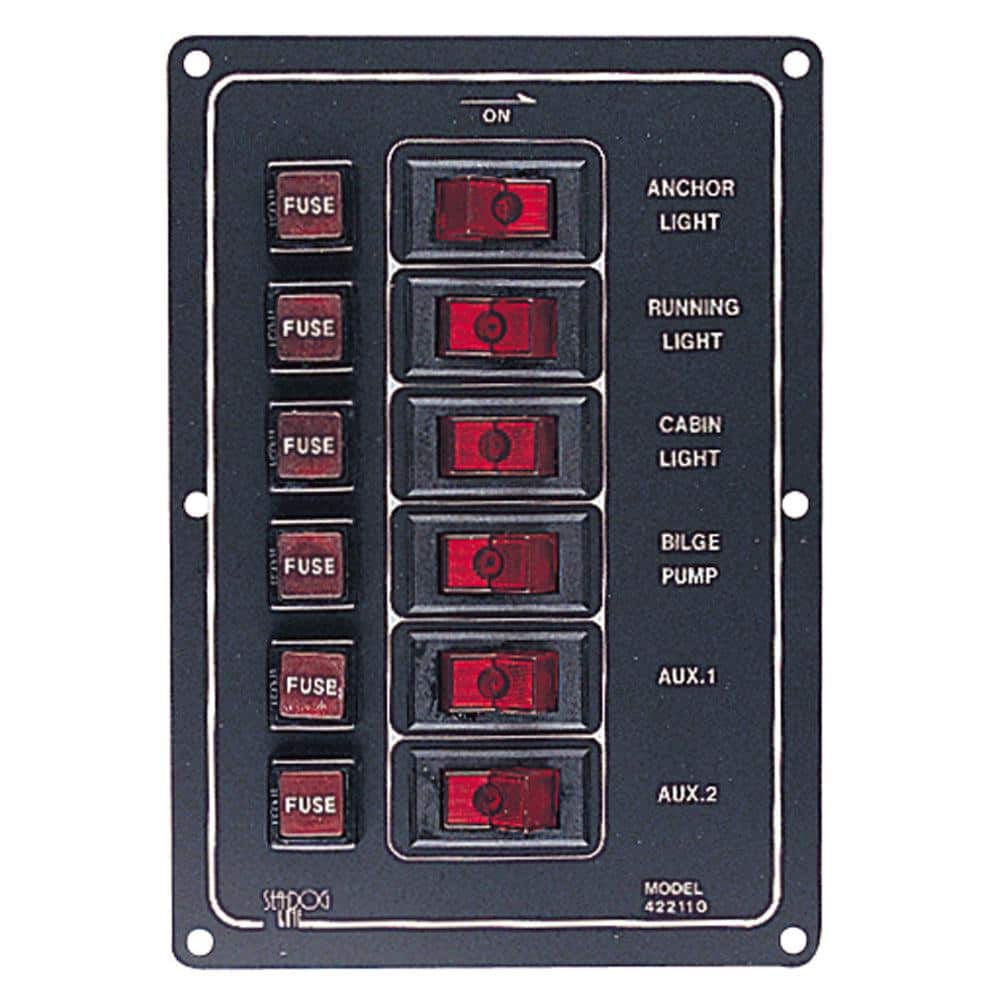 Sea-Dog Aluminum Vertical Switch Panel 422110-1 - The Home Depot