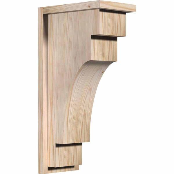 Ekena Millwork 7-1/2 in. x 12 in. x 24 in. Mediterranean Smooth Douglas ...