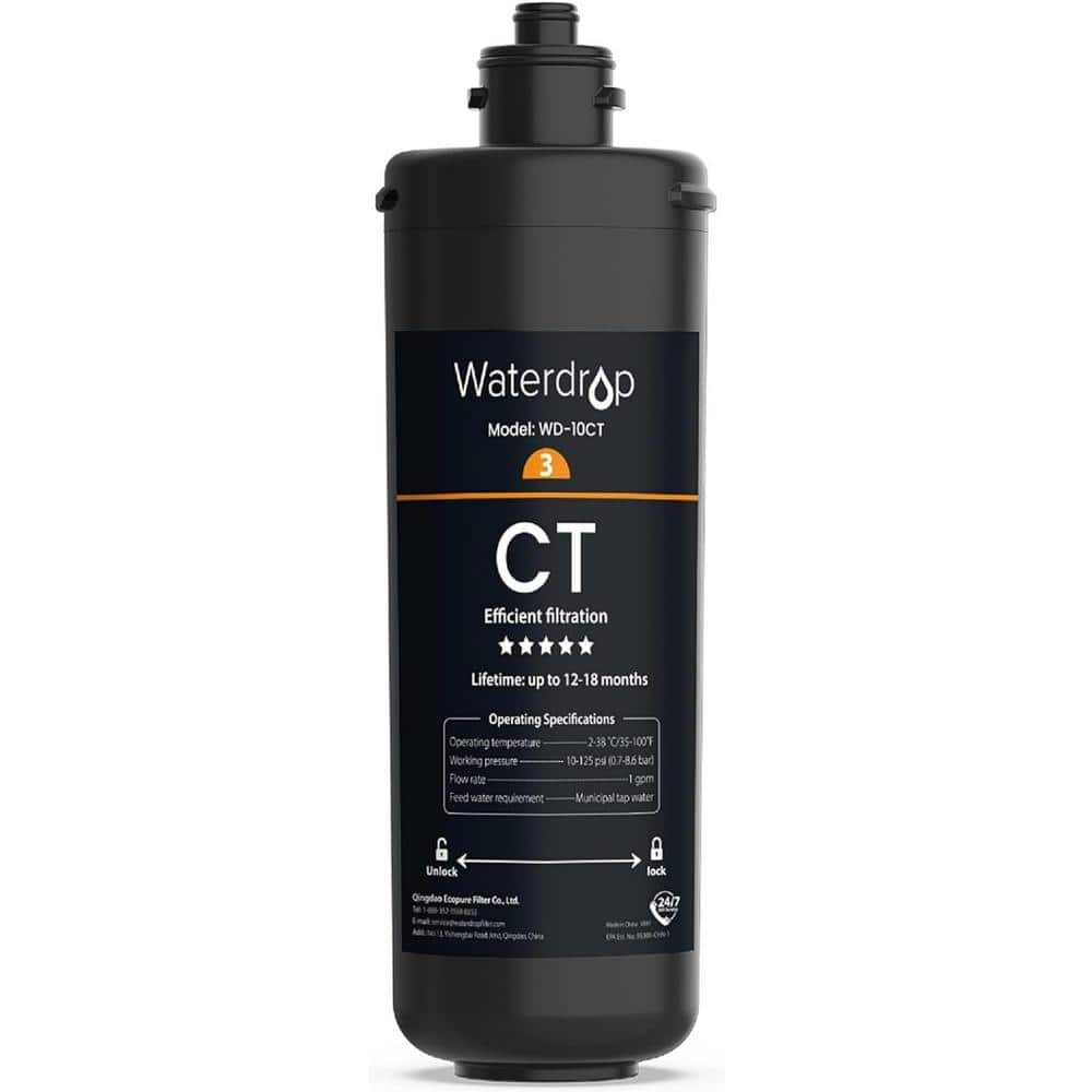 Waterdrop WD-10CT Under Sink Water Filter, Replacement for WD-TSA and ...
