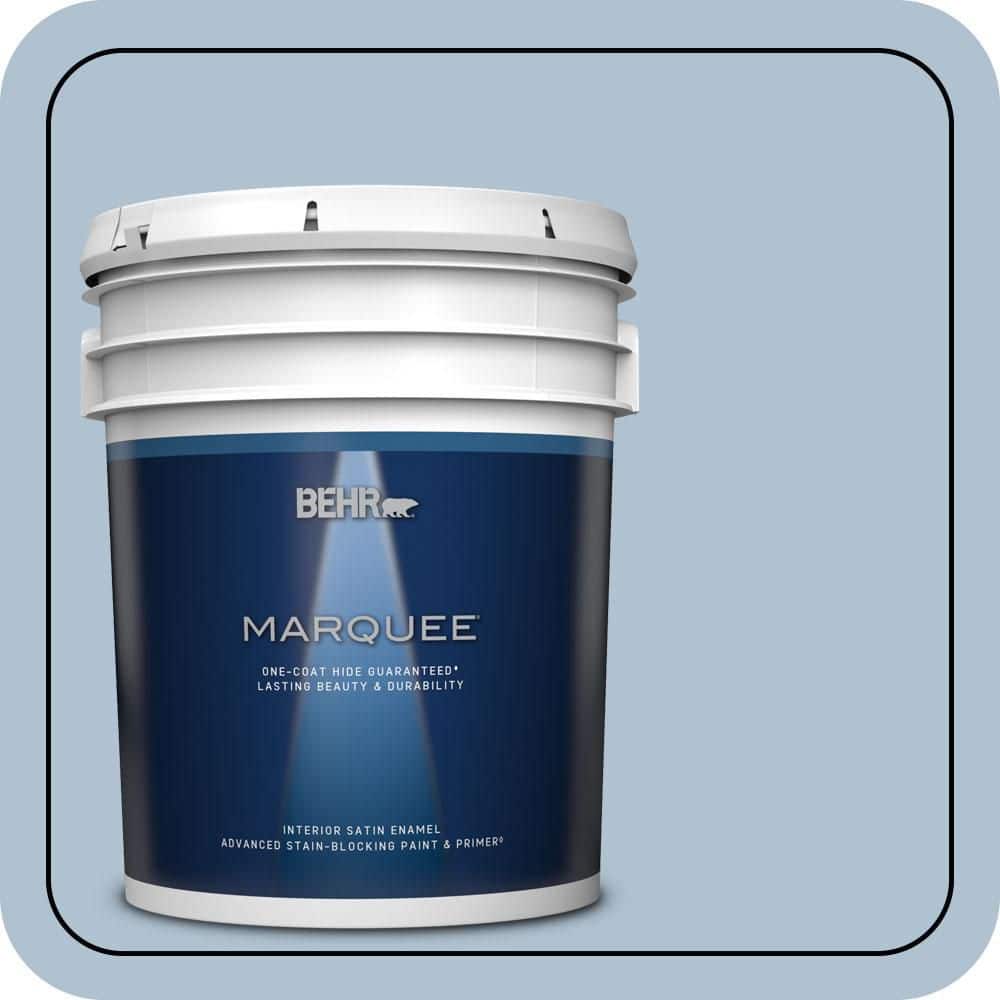 BEHR MARQUEE 5 gal. #S510-2 Boot Cut Satin Enamel Interior Paint ...