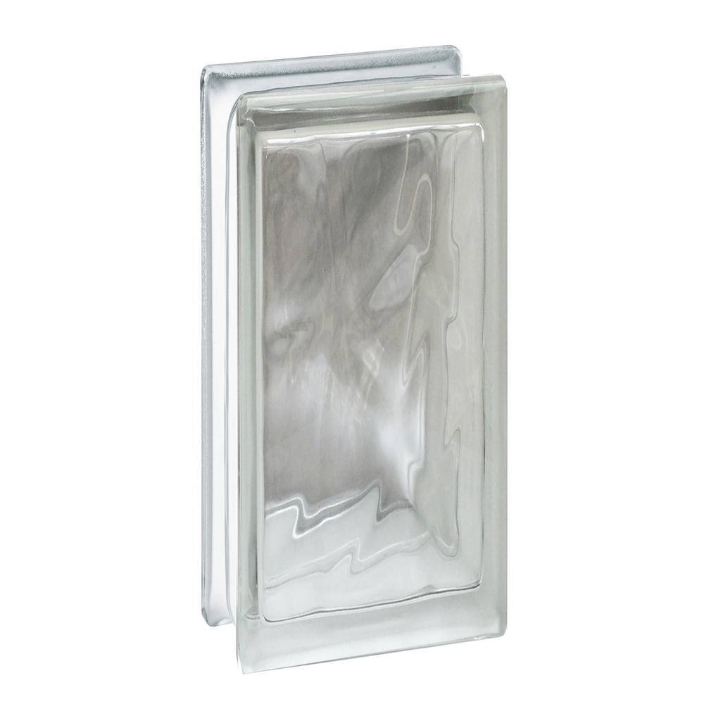 Clearly Secure 3 in. Thick Series 4 in. x 8 in. x 3 in. (10-Pack) Wave ...