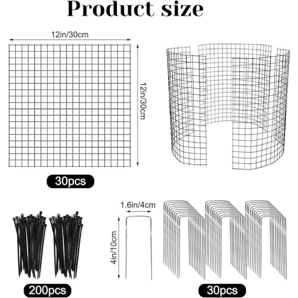 Dyiom 10-Pack Round Plant Protector from Animals B0CRKGJS74 - The Home ...