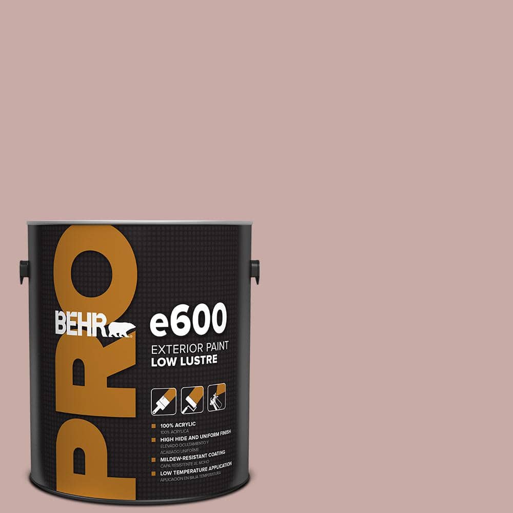 BEHR PRO 1 gal. #130E-3 Rosy Tan Low Luster Exterior Paint PR62001 ...
