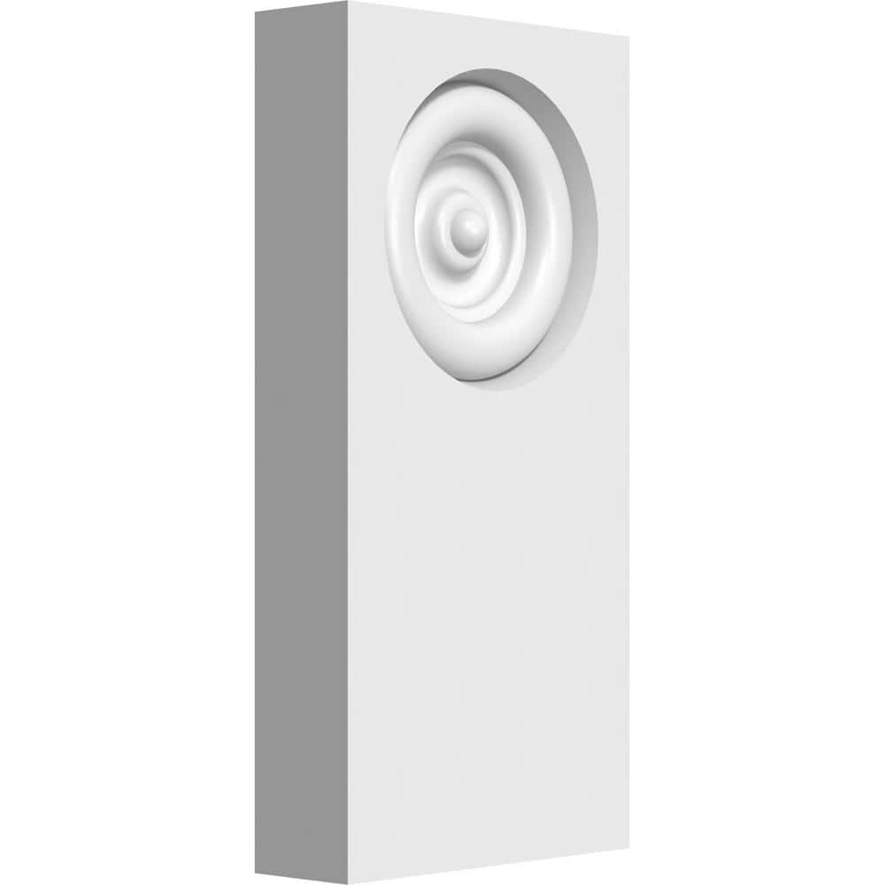 Ekena Millwork 3/4 in. x 2-1/2 in. x 5 in. PVC Standard Foster Bullseye ...