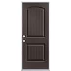 Masonite 36 in. x 80 in. Cheyenne 2-Panel Right-Hand Inswing Painted ...