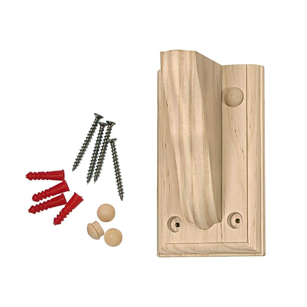 Waddell Pine Bracket with Backing Plate - 6 in. x 4 in. x 1.25 in ...