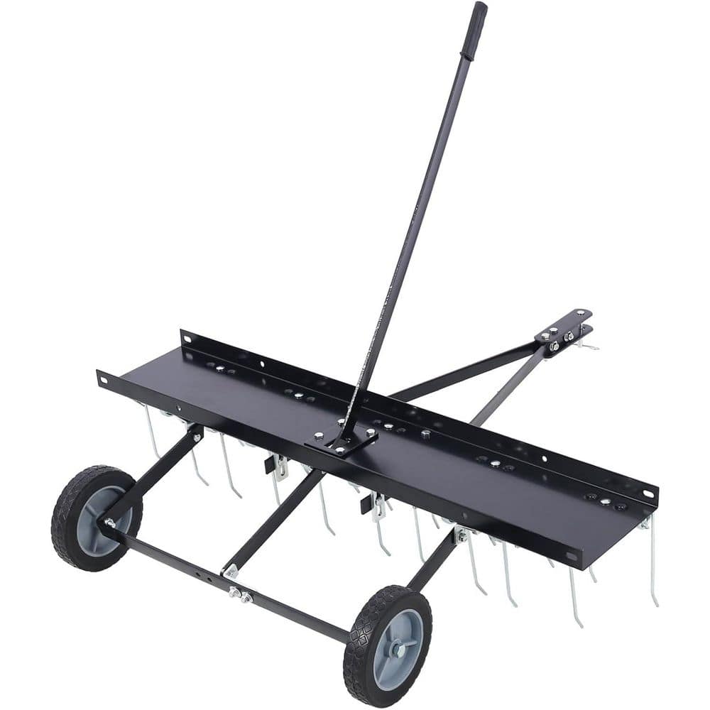 spca 40-Inch Lawn Sweeper Tow Behind Dethatcher, Landscape Rake for ...
