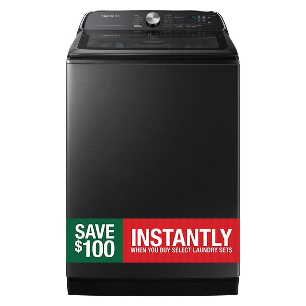 Samsung 5.4 cu.ft. Extra-Large Capacity Smart Top Load Washer with ...