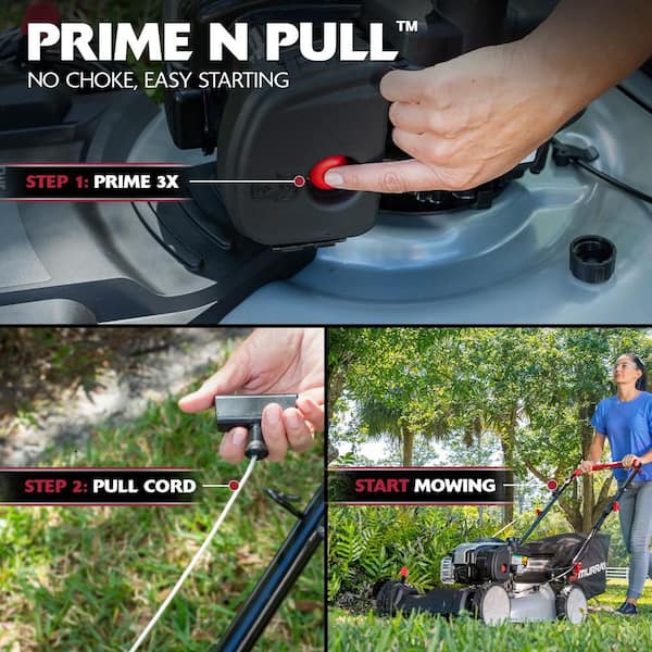 Murray 22 in. 140 cc Briggs & Stratton Walk Behind Gas Self-Propelled ...