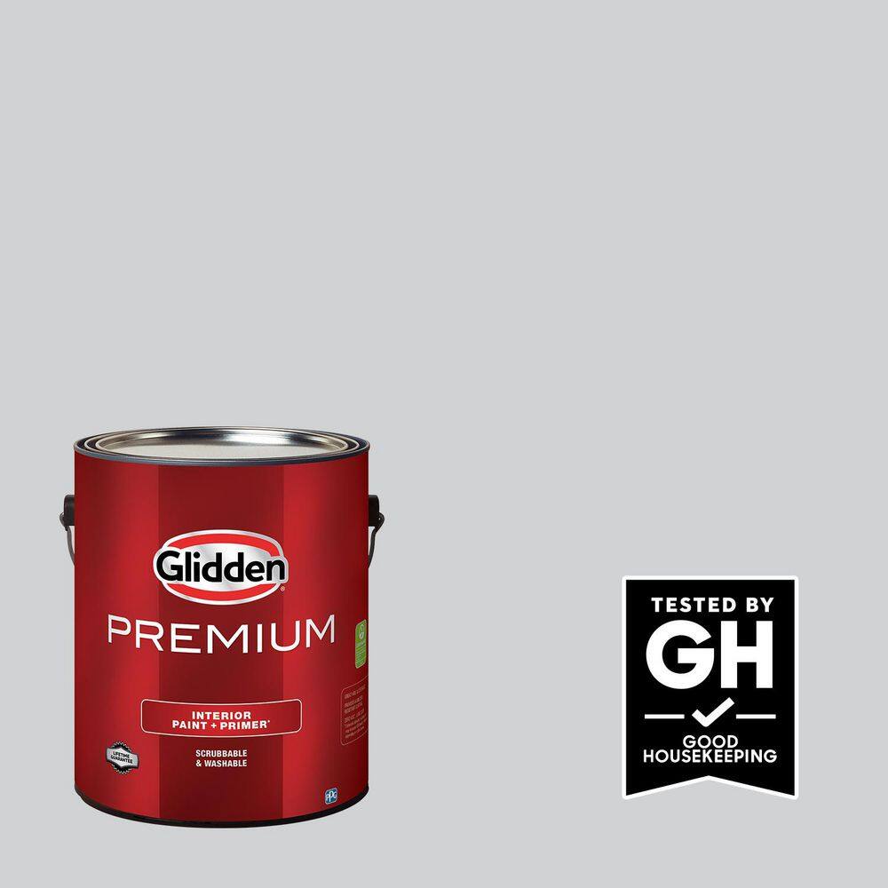 Glidden Premium 1 gal. PPG1011-2 Elemental Flat Interior Latex Paint ...