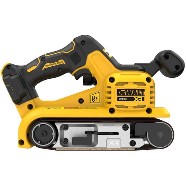 DEWALT 20 Volt Lithium Ion Cordless Belt Sander with 2 20 Volt MAX POWERSTACK Compact Lithium Ion Batteries DCW220BWBP034 2 The Home Depot