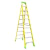 Louisville Ladder 10 ft. Fiberglass Cross Step Ladder with 375 lbs ...