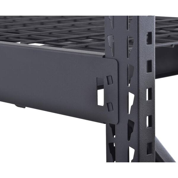 Husky 4-Shelf Metal Industrial Duty Freestanding Garage Storage ...