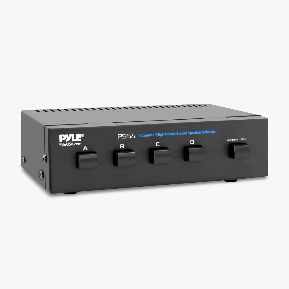 4 Channel High Power Stereo Speaker Selector PSS4 - The Home Depot