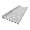 Hampton Bay 10 ft. Straight Laminate Countertop in Textured Typhoon Ice ...