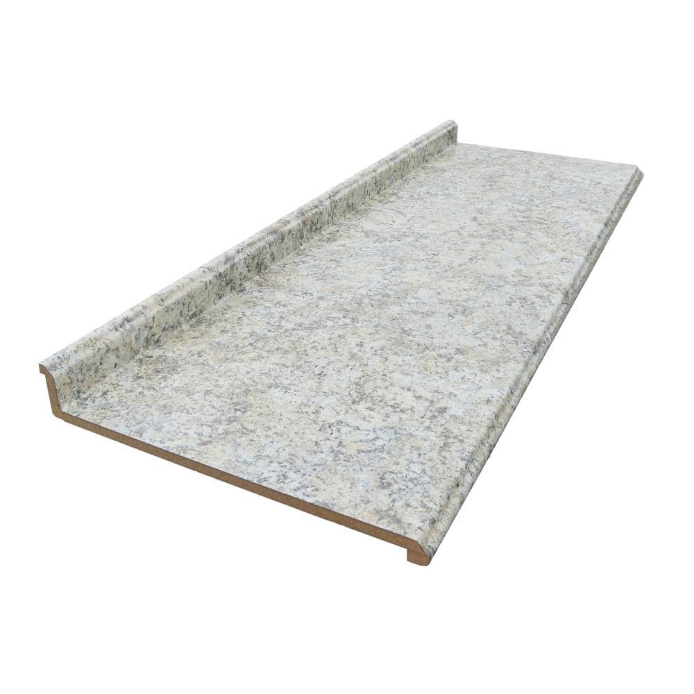 Hampton Bay 6 ft. Straight Laminate Countertop in Textured Typhoon Ice ...