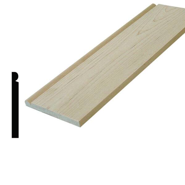 Have a question about Alexandria Moulding 7/16 in. x 4 in. Maple Wood ...