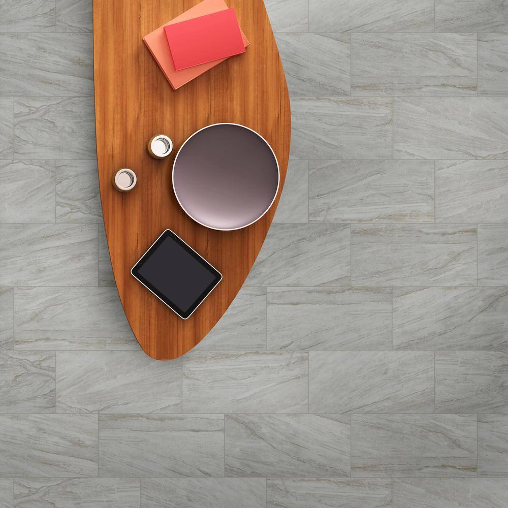 Vigo Gris 12 in. x 24 in. Matte Ceramic Stone Look | Ubuy Algeria