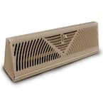 TruAire 15 in. Steel Brown Baseboard Diffuser Supply 115SB - The Home Depot