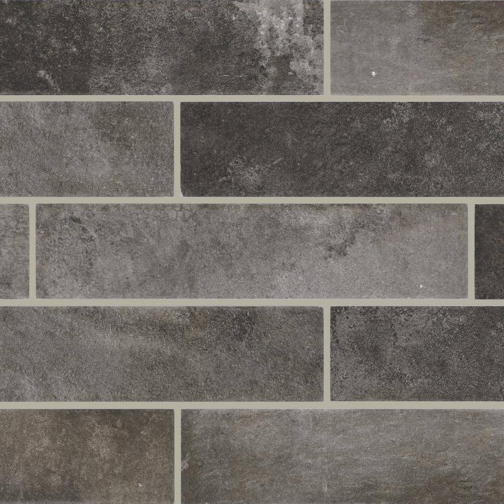 Marazzi Cotto Revival Baltic 2 in. x 9 in. Matte Porcelain Floor and ...