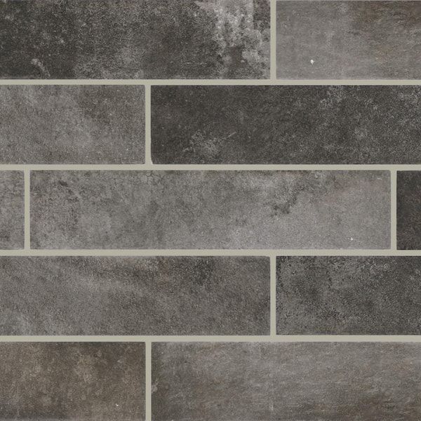 Marazzi Cotto Revival Baltic 2 in. x 9 in. Matte Porcelain Floor and ...