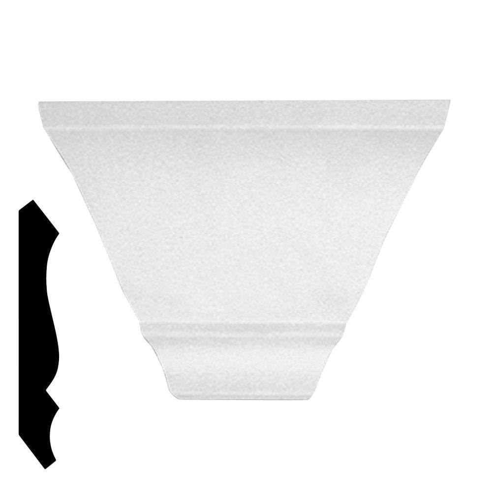 WM 49 11/16 in. x 4-1/8 in. x 6-1/4 in. MDF Primed Crown Keystone ...