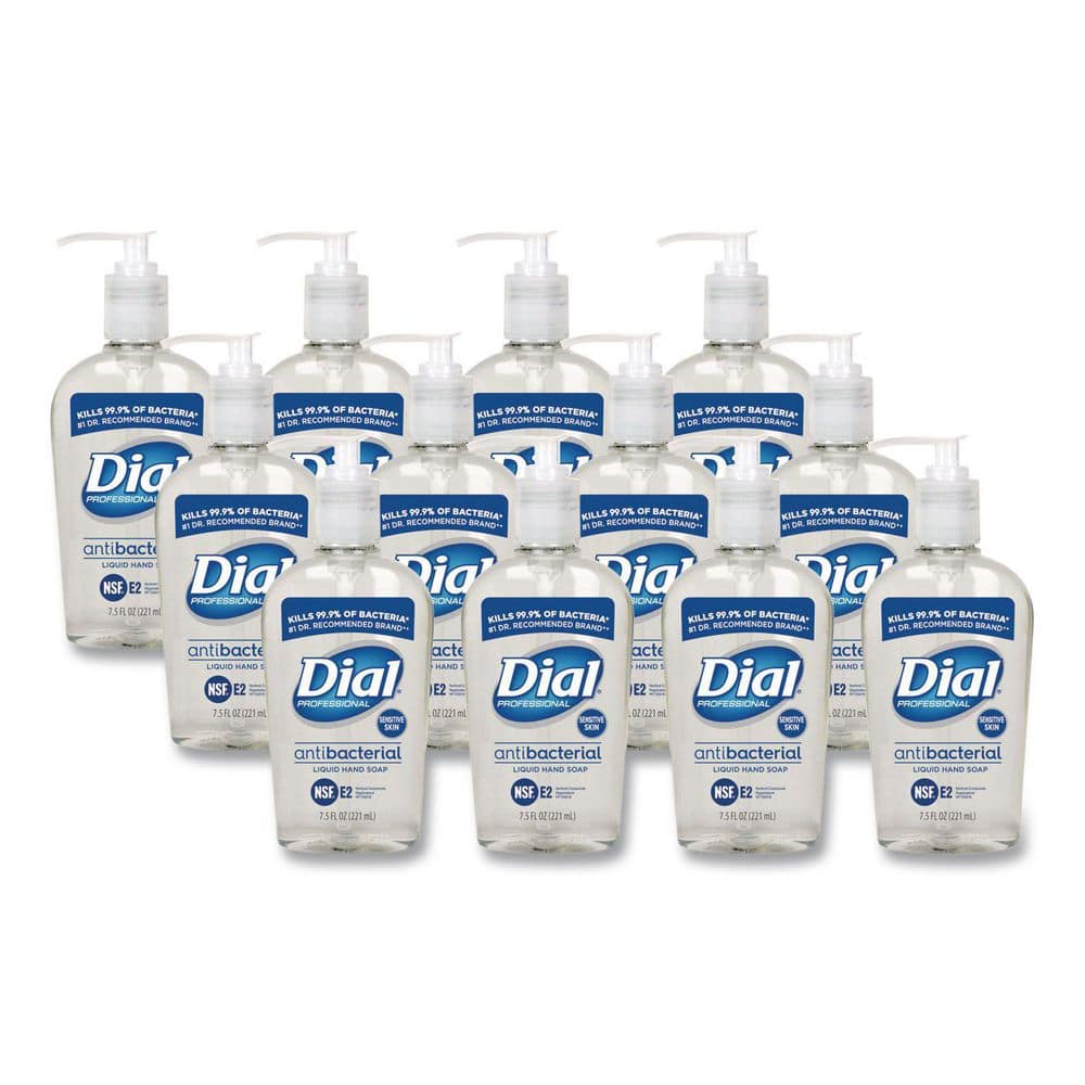 Dial Professional 7.5 oz. Light Floral Scent Antibacterial Liquid Hand ...
