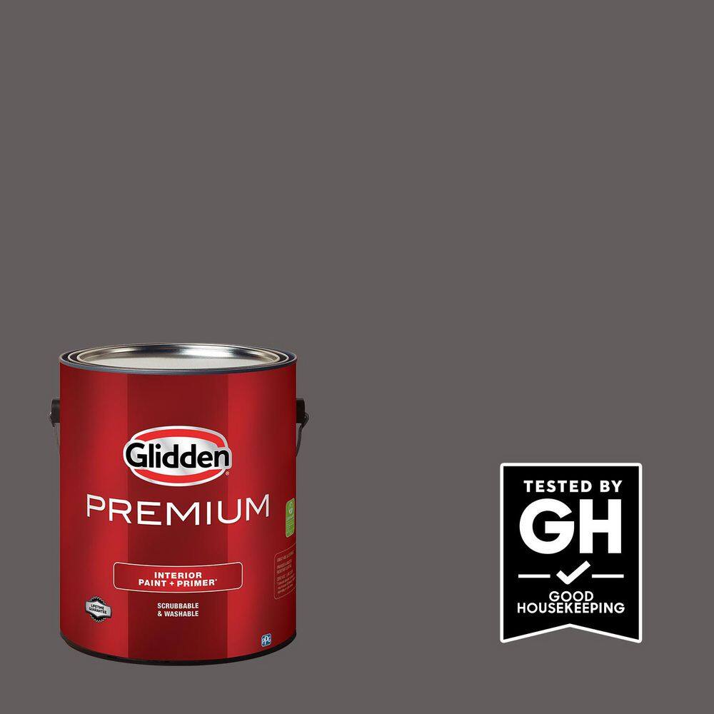 Glidden Premium 1 gal. PPG1004-6 Phantom Hue Semi-Gloss Interior Latex ...