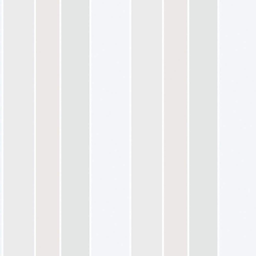 Nordic Elements Light Grey Multi-Stripe Design Matte Finish Non-Pasted ...