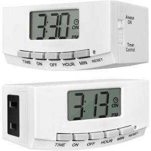 Vrbgify Countdown Timer Outlet, up to 99 Hours with Indoor Auto Shut Off Timers for Charger ...