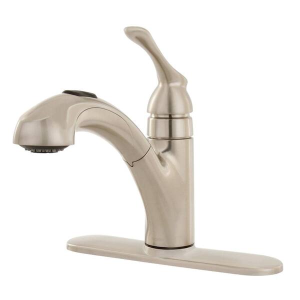 Reviews for MOEN Banbury Single-Handle Pull-Out Sprayer Kitchen Faucet ...
