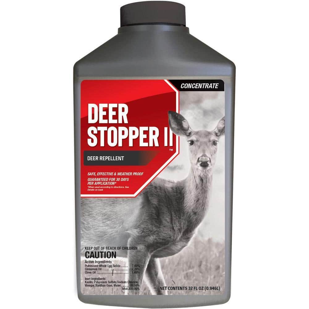 ANIMAL STOPPER Deer Stopper II Animal Repellent, 32 oz. Concentrate XD ...