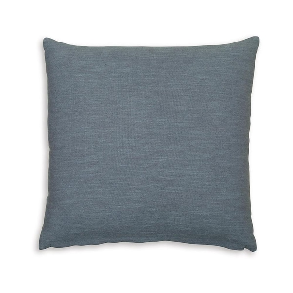 Benjara Ina Blue Cotton 22 in. x 5 in. Throw Pillow (Set of 4) BM318587 ...
