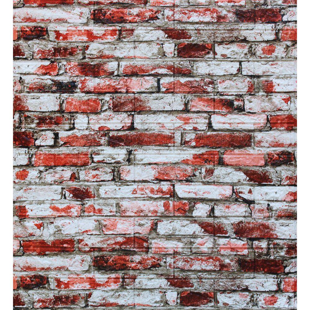 Dundee Deco Falkirk Markinch 1/4 in. x 27.6 in. x 30.3 in. White Red ...