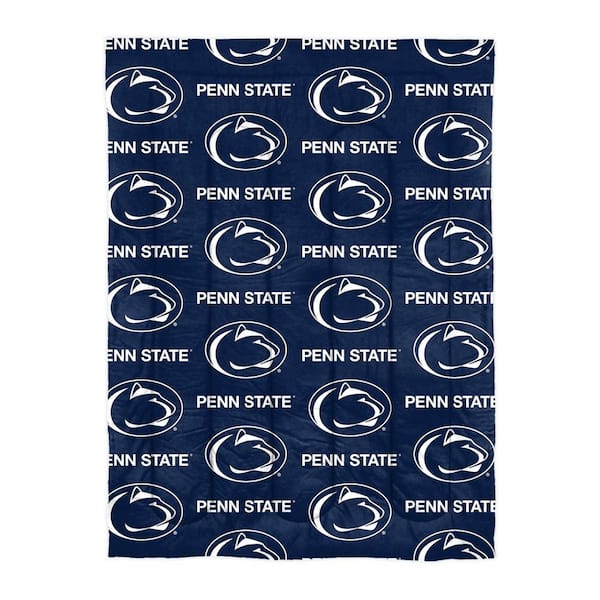 4-Piece Multi Colored Penn State Nittany Lions Twin Size Bed In a Bag ...