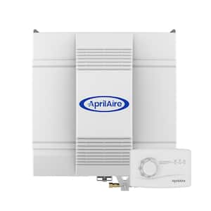 AprilAire Fan-Powered Evaporative Whole-House Humidifier with Manual ...
