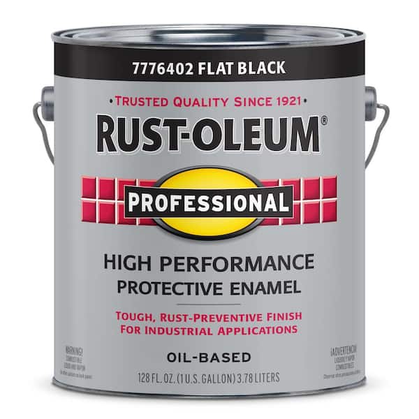Rust-Oleum Professional 1 gal. High Performance Protective Enamel Flat ...