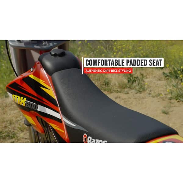 Razor 14 in. Boys' Red Dirt Rocket High-Torque Electric Motorcycle Dirt ...